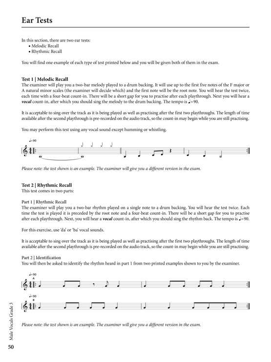 Rockschool - Shop - Vocals Grade 3 (Male) | RSL